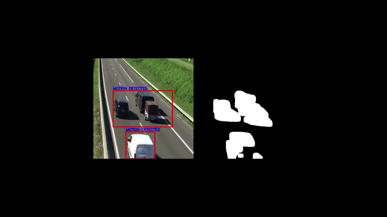 Real-Time Motion Detection Using OpenCV | Background Subtraction in Python