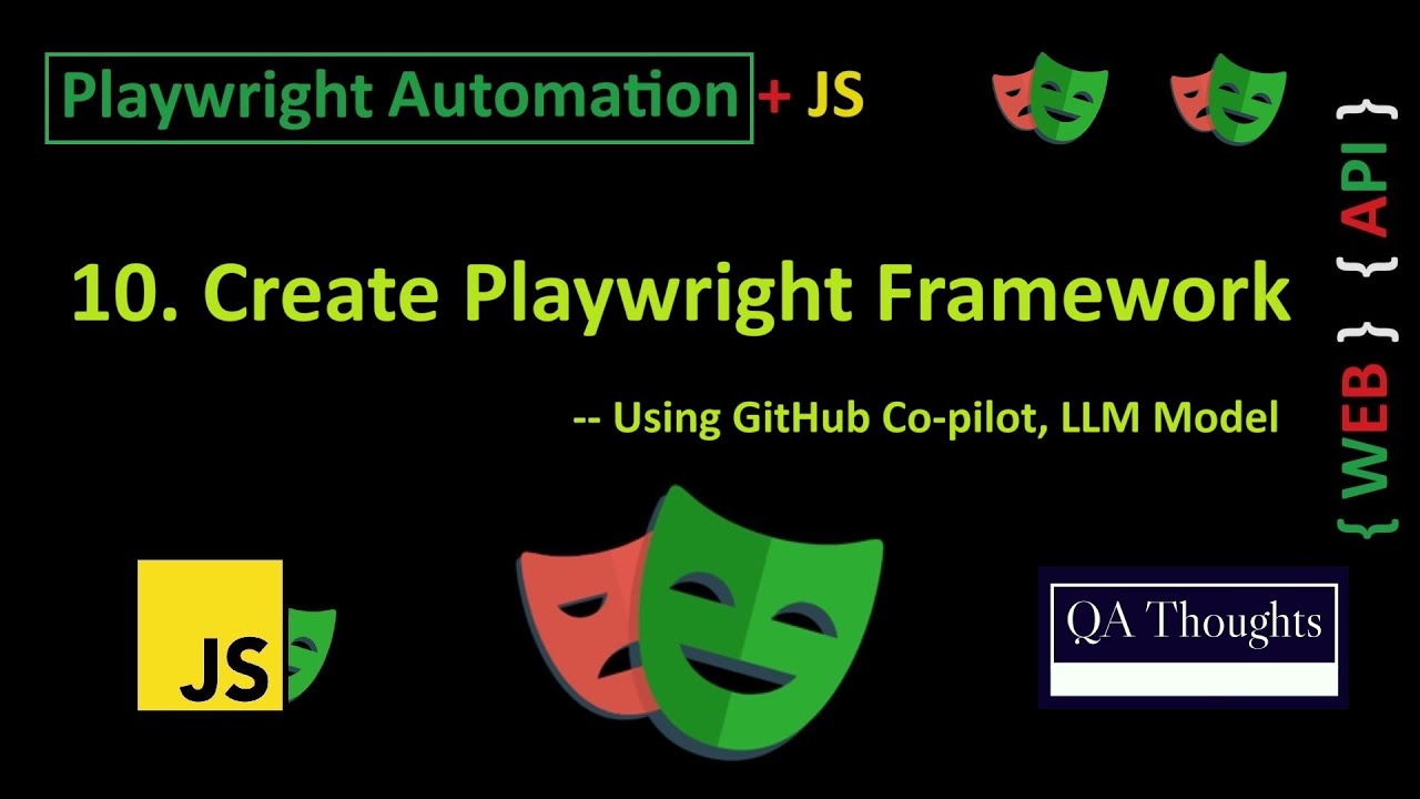 Build A Playwright Test Automation Framework Using GitHub Co-pilot | Done in 15 minutes | JavaScript