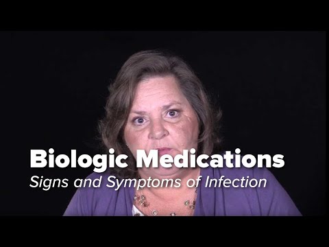Signs and Symptoms of Infection with Biologic Medciations | Johns Hopkins Medicine