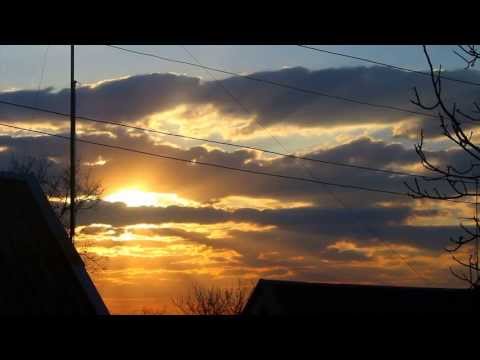 Very beautiful video nature sky sunset timelapse HD 720p