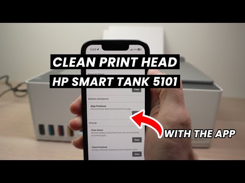 How to Clean Print Head of HP Smart Tank 5101 Printer With the App