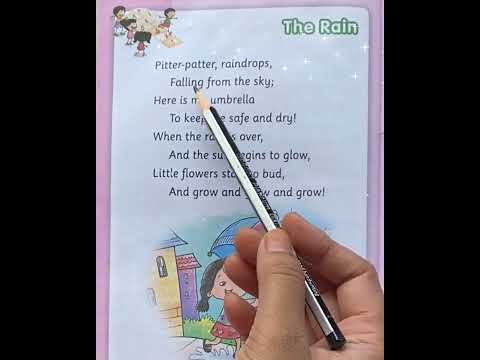 The Rain Rhyme/Lets sing and learn#Welcome To Nidhi's Tutorial