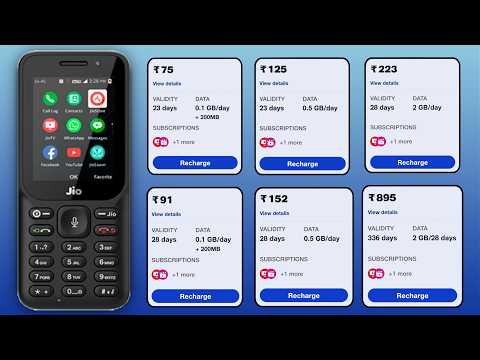 JioPhone and JioPhone Prima All Recharge Plans
