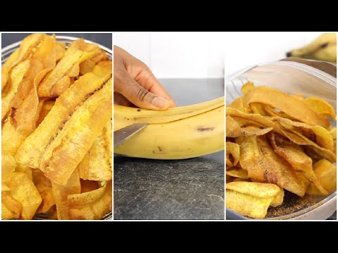 Do You Have Ripe Plantains ❓ Try This Plantain Chips Recipe & You'll be Satisfied ❗️ #Shorts #recipe