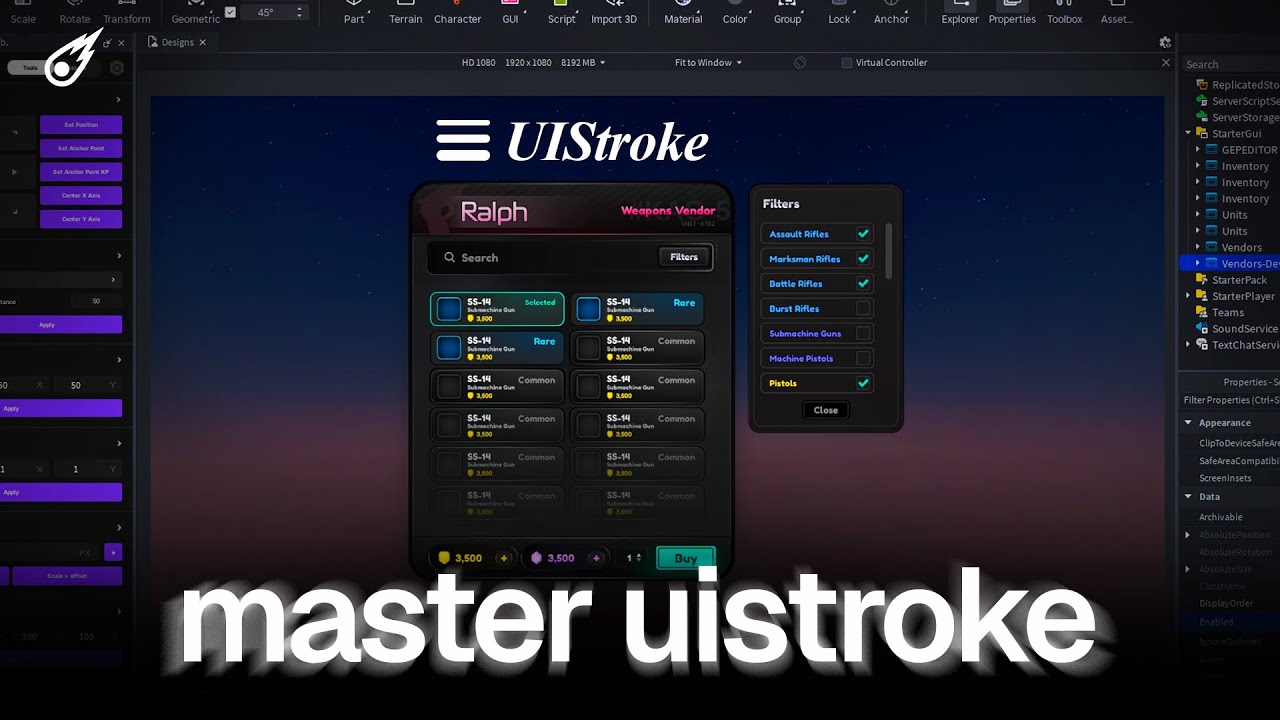 how to master uistroke in roblox studio (tutorial)