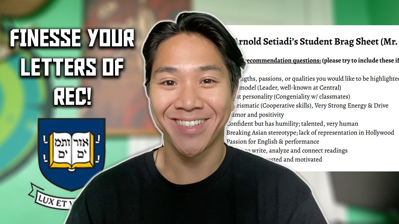 what are STUDENT BRAG SHEETS and how can they help you get into YALE?