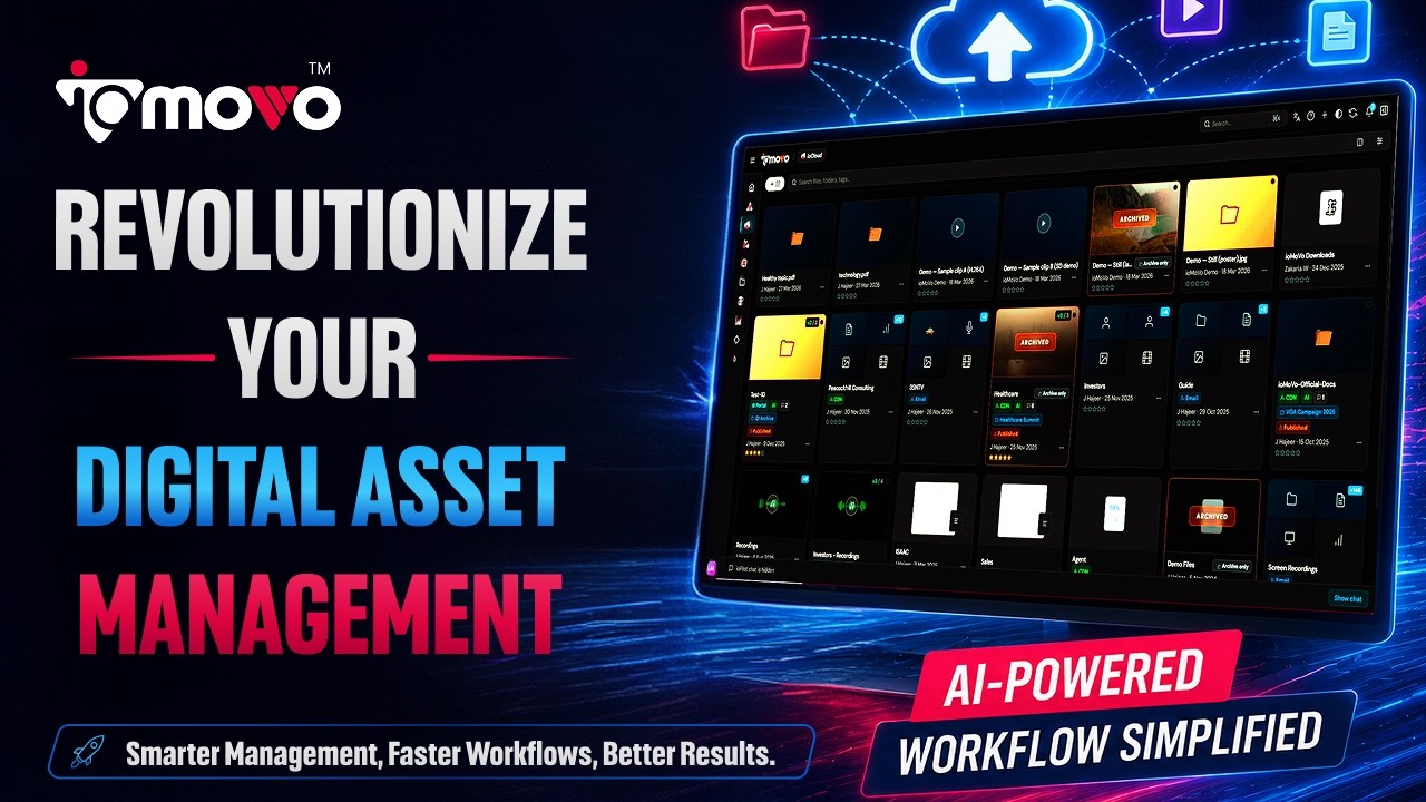 Revolutionize Your Digital Asset Management with ioMoVo AI-Powered Workflow Simplified
