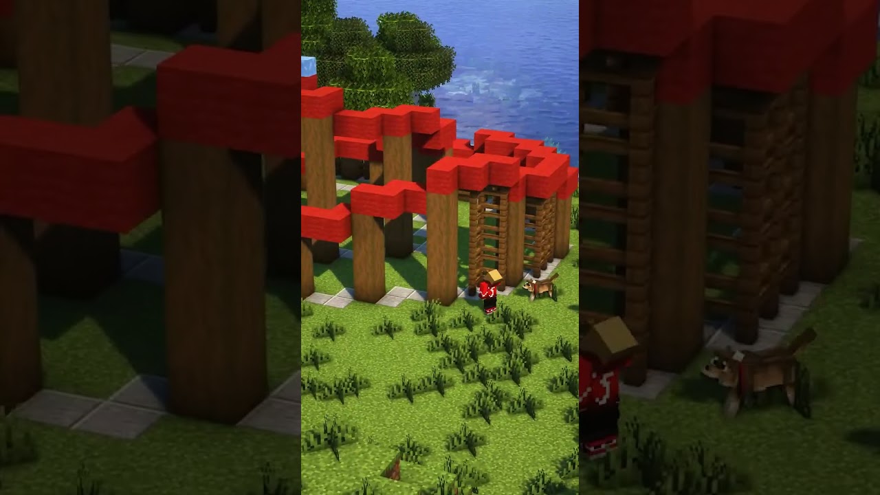 Minecraft Roller Coaster 🎢 Easy Build Tutorial | #minecraft #minecrafttutorial #minecraftbuilding