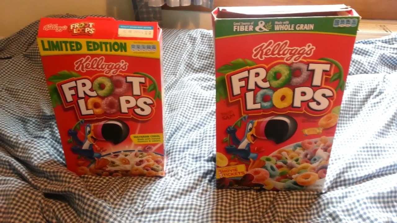 USA Froot Loops vs UK Froot Loops