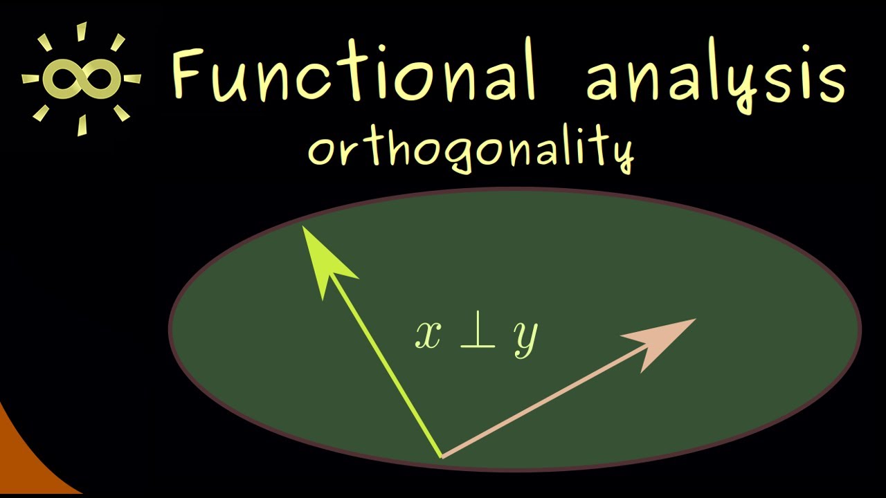 Functional Analysis 11 | Orthogonality [dark version]