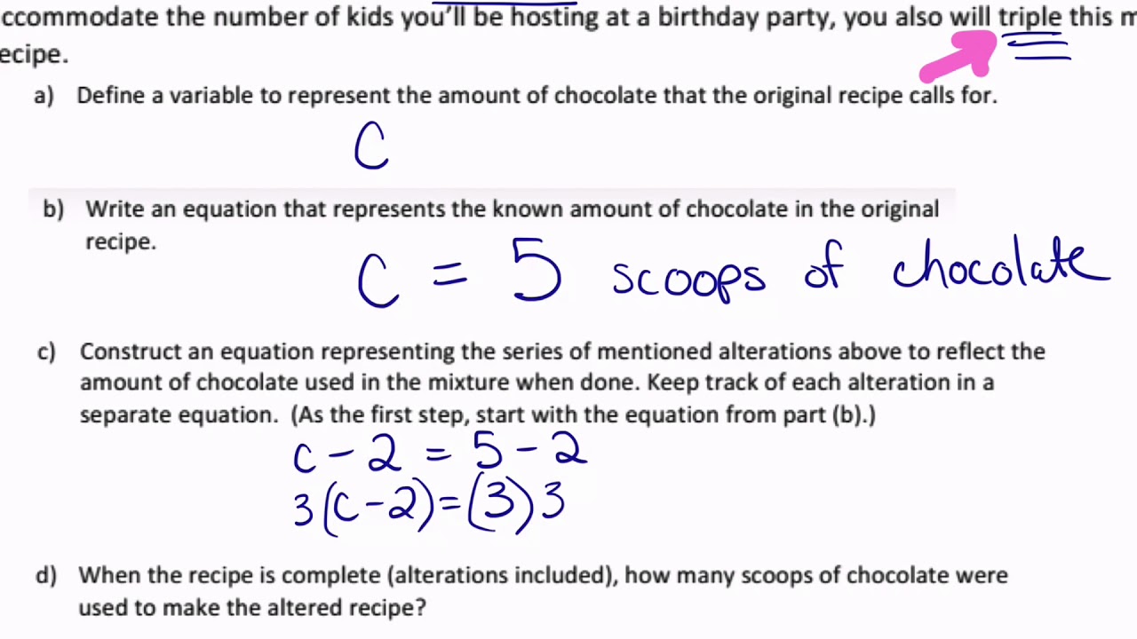 Constructing Equations - The Story of X