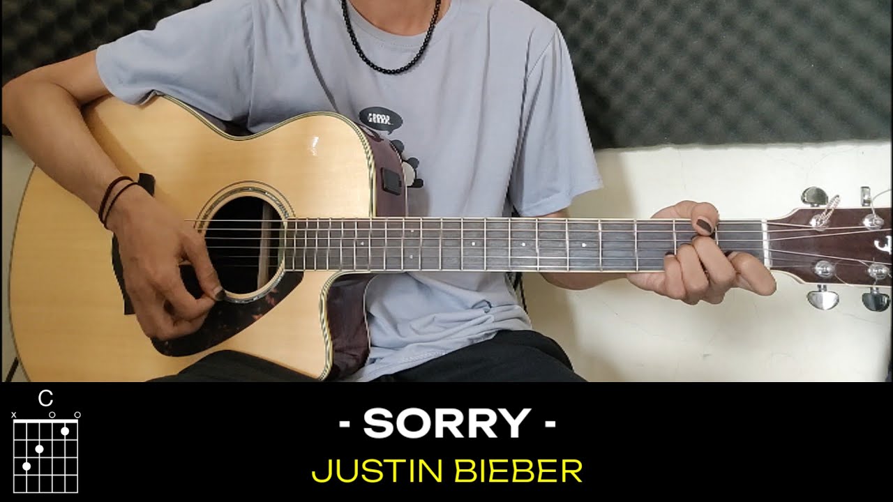 Kunci Gitar Sorry Chord Gampang
