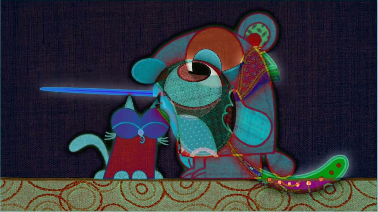 Patchwork Pals: Patchwork Hummingbird and Patchwork Cat this original version v1
