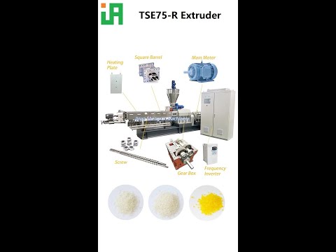TSE75-R Fortified Rice Kernels (FRK) Making Machines in Our Indian Client's Plant