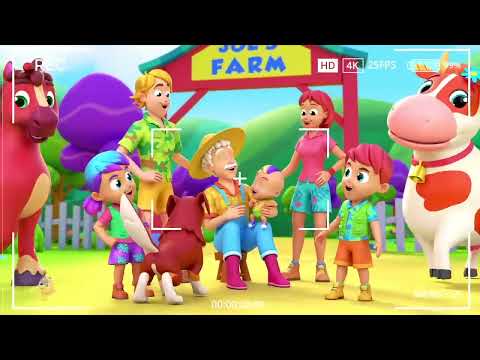 Joe's Farm Song For Kids Nursery Rhymes and Baby Songs with Zoobees