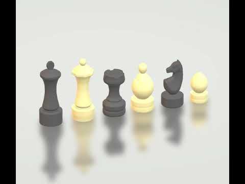 STL file 3d Printable Chubby Chess Set OBJ 3MF 3D model・3D printer ...