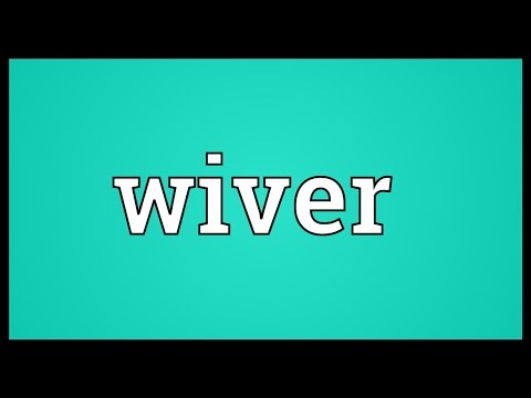 Wiver Meaning