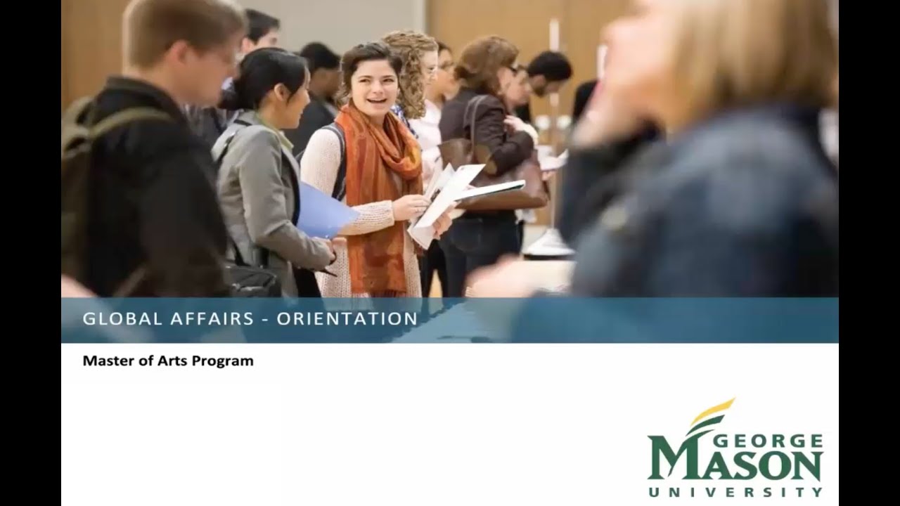 Global MA Orientation