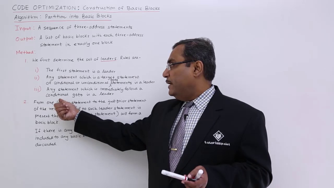 Construction of Basic Block