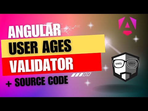Create an Age Validator with Date Picker in Angular — Step by Step!