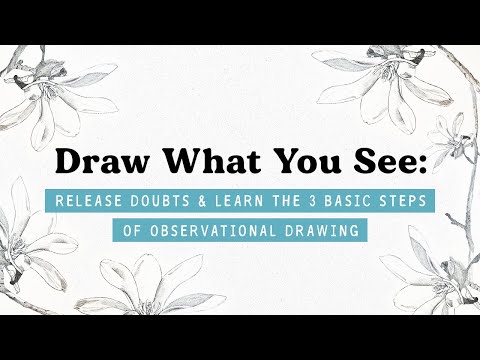 CLASS INTRO: Draw What You See / Learn the Basics of Observational Drawing!