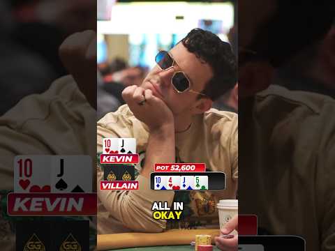 COOLER first hand at WSOP 🥶