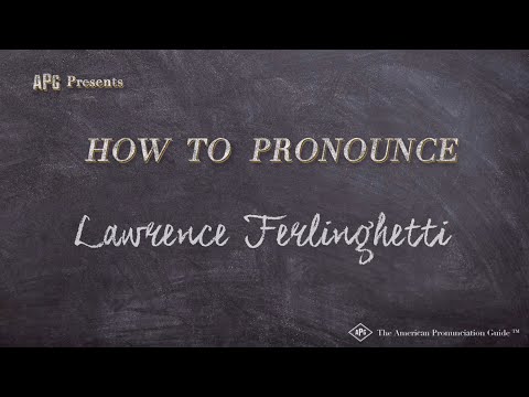 How to Pronounce Lawrence Ferlinghetti (Real Life Examples!)