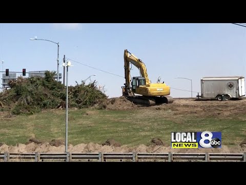 I-15 – US20 off-ramp under construction
