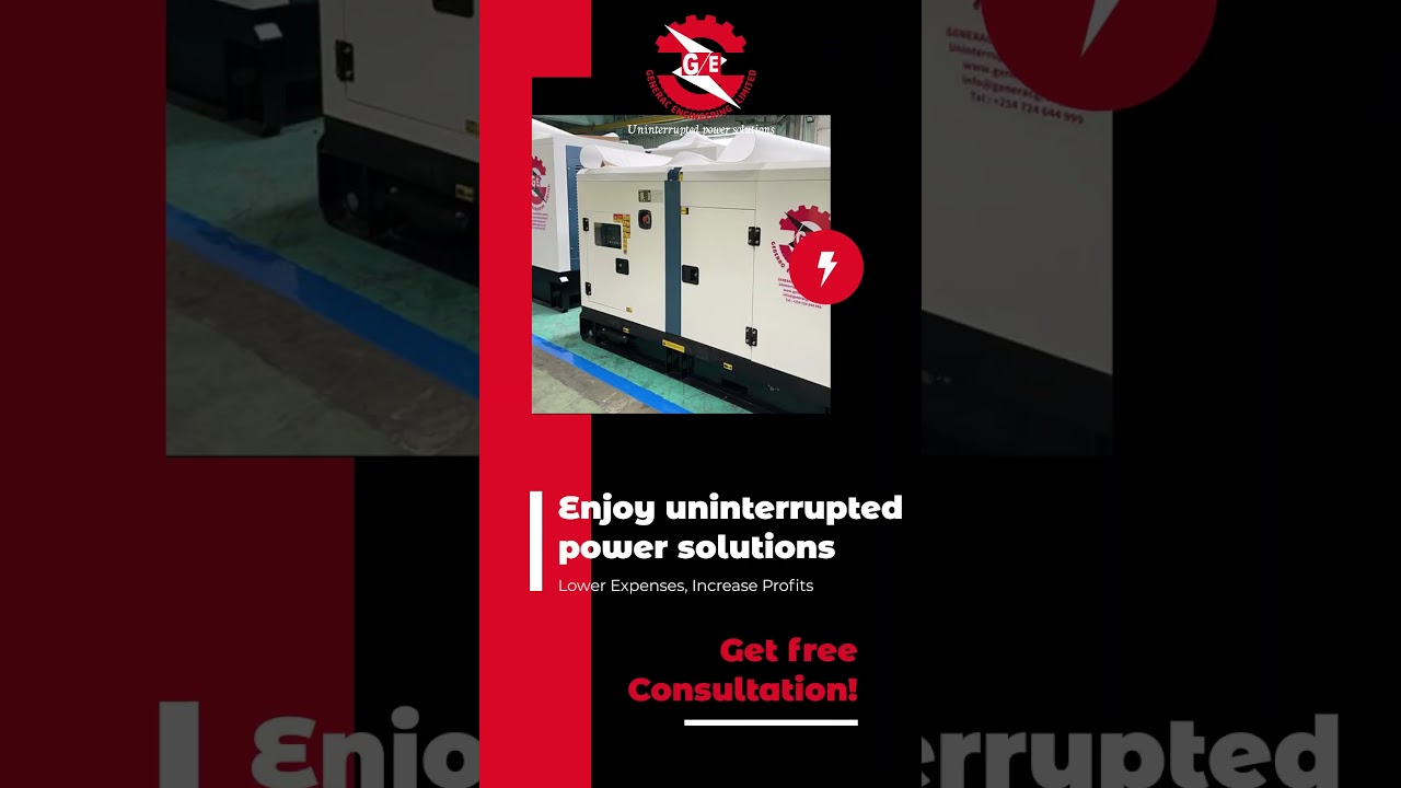 Uninterrupted power solutions 24/7. #dieselgenerators