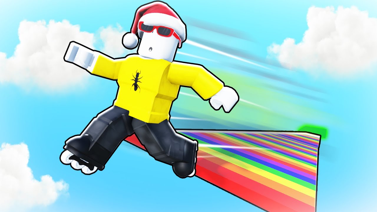 100% completing Roblox roller skate obby!