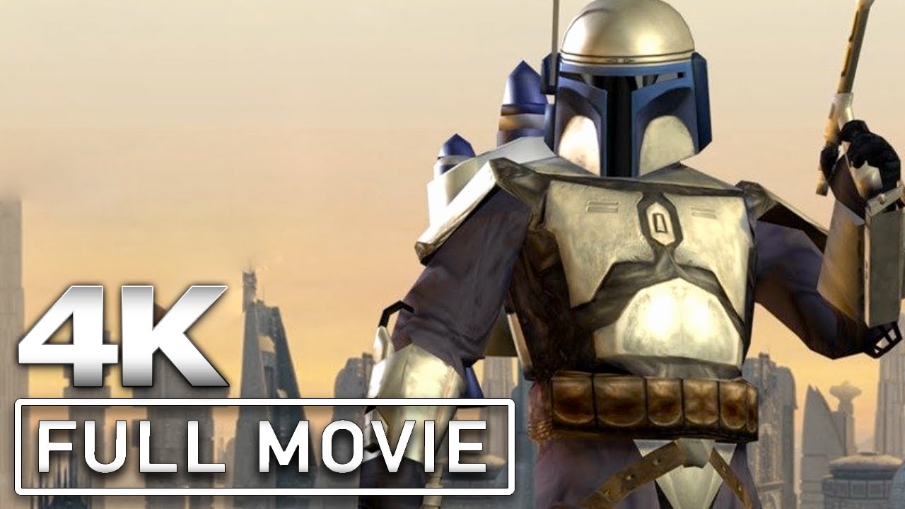 STAR WARS Bounty Hunter Remastered All Cutscenes (Full Game Movie) 4K UHD