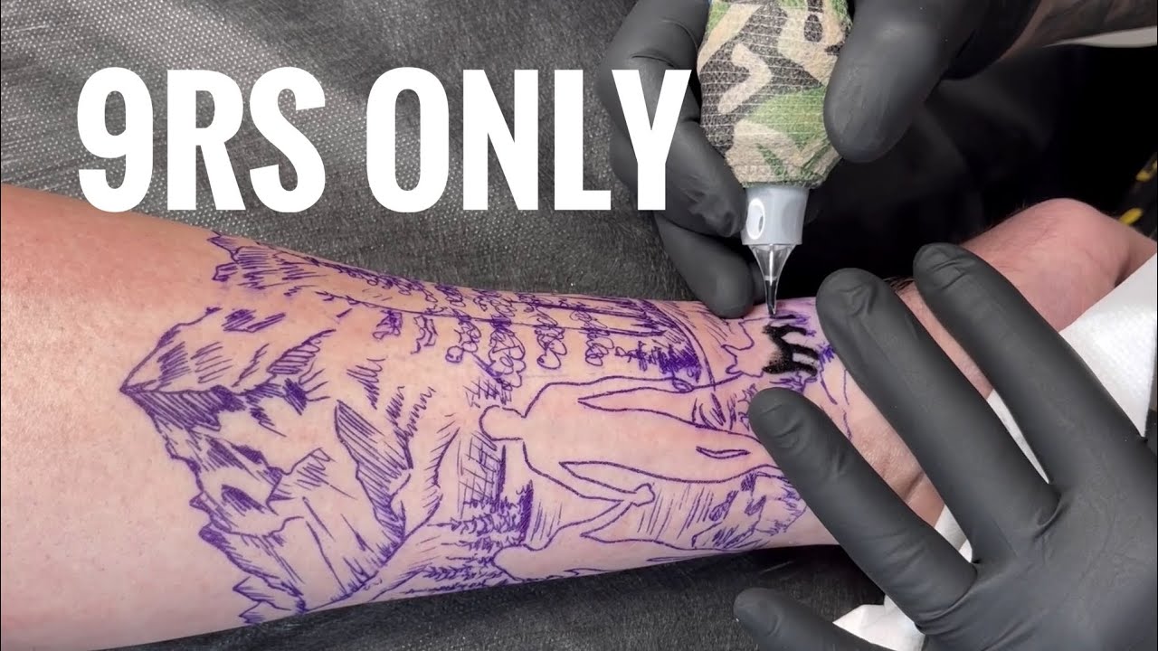 Forest Around Hand Tattoo 2.5 HOURS