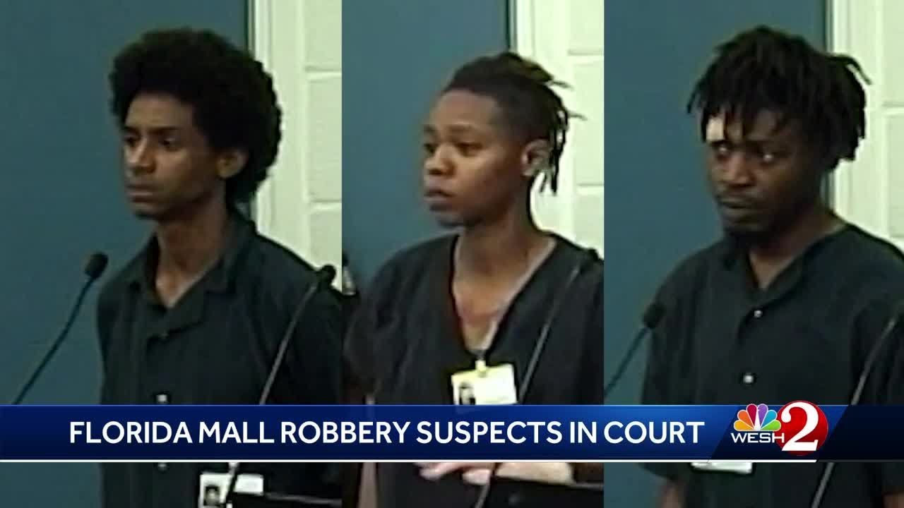 Florida Mall robbery suspects in court