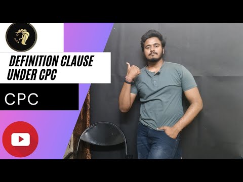 Important Definition Clause II CPC II Code Of Civil Procedure II By Nitish Chandel