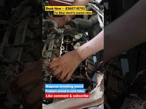 Engine knocking sound