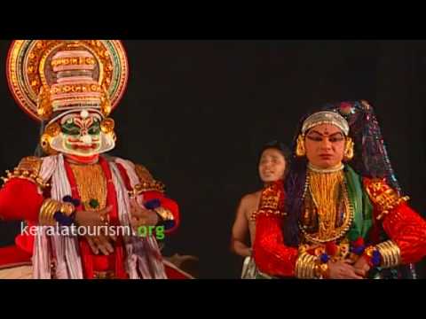 Kathi Vesham - Kathakali Make-up, Kerala Theatre | Kerala Tourism