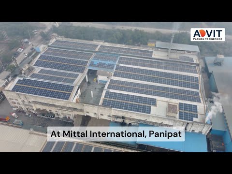 Mittal International Panipat Project | 850 kW Solar Project by Advit Ventures