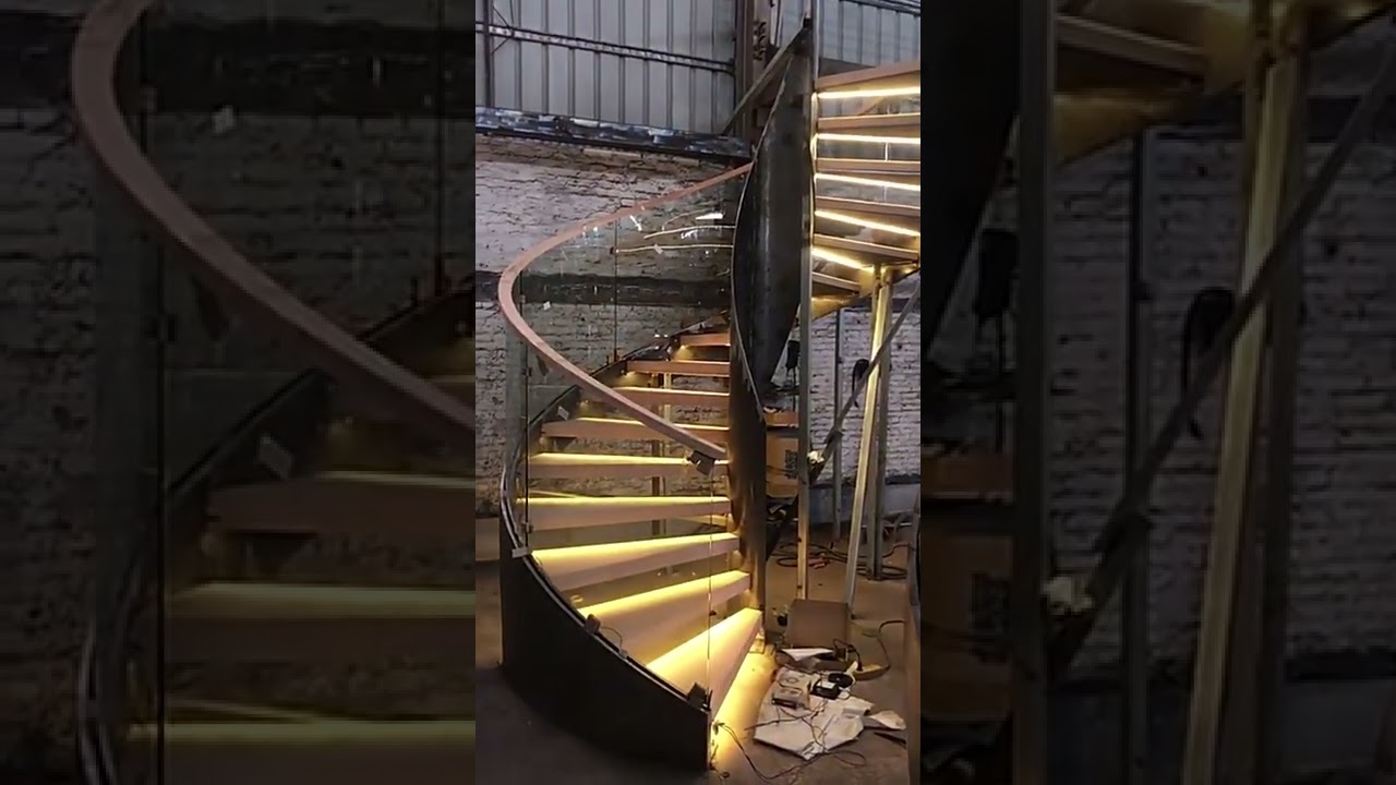 Customized Steel Stair Cheap Marble Spiral Stair