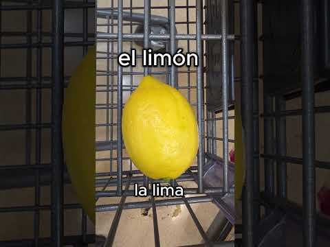 Lemon in Spanish? It's tricky. #spanishvocab #spanish
