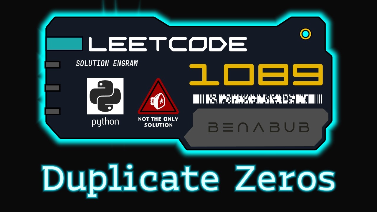 Duplicate Zeros — LeetCode #1089 | Python Algorithm Visualization