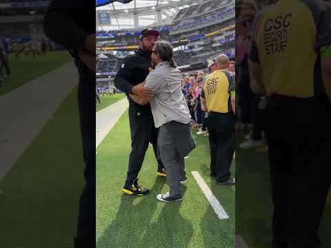 Troy Polamalu 🤝 Cam Heyward #steelers #nfl