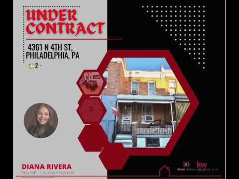 Exciting news! 4361 N 4th St, Philadelphia, PA 19140 is now under contract!