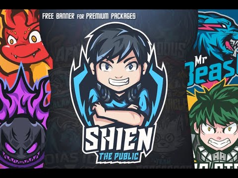 I will create premium mascot logo for esport, twitch, youtube