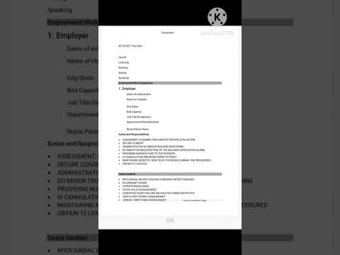 CV format for nurses ,UK,newzealand