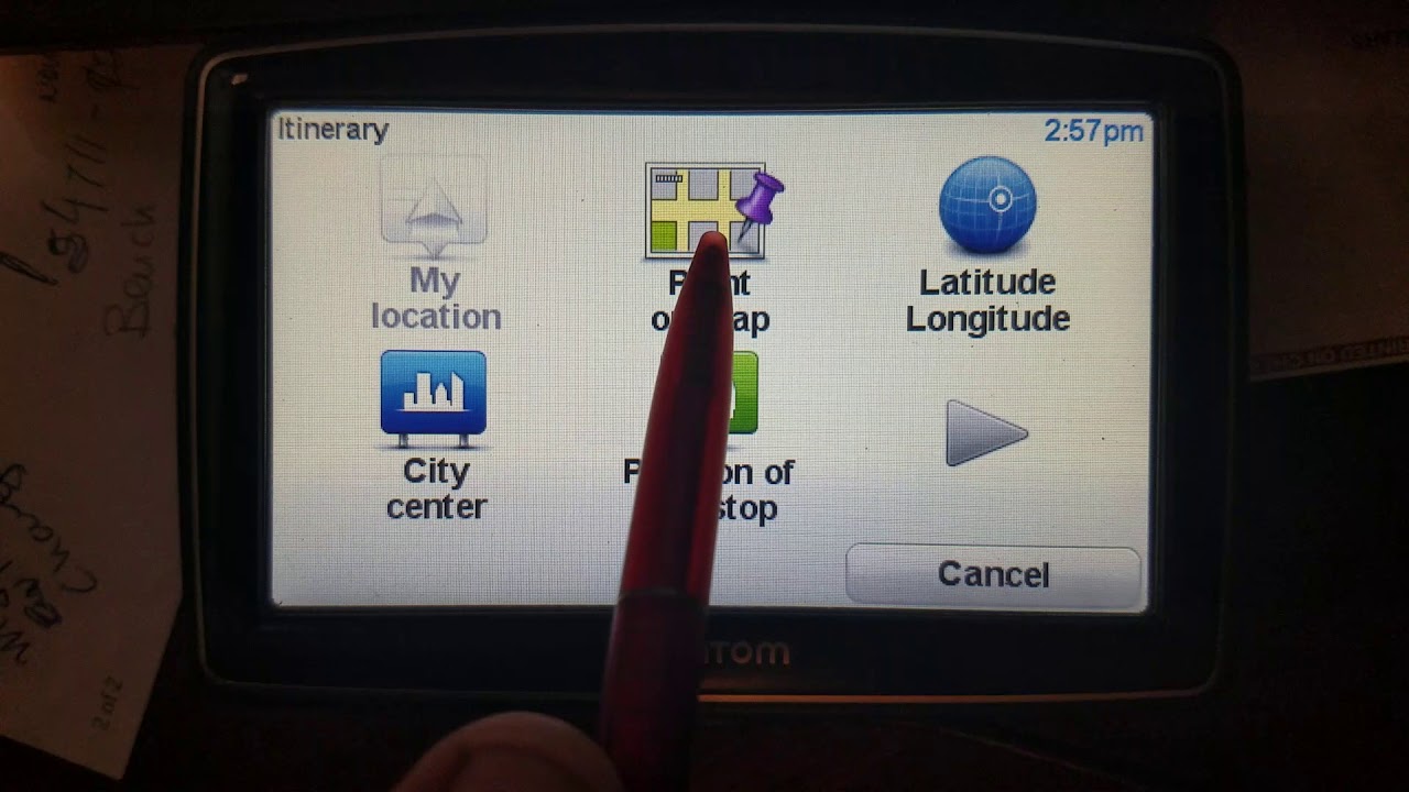 Routes on TomTom XXL
