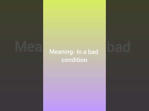 Meaning of dilapidated (Daily word #2)