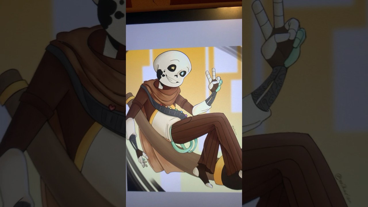 It’s finally done ‼️ #undertale #undertaleau #inksans #sans #color #digitalart #inktale