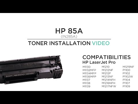 ImagingNow CE285A HP 85A Toner Installation