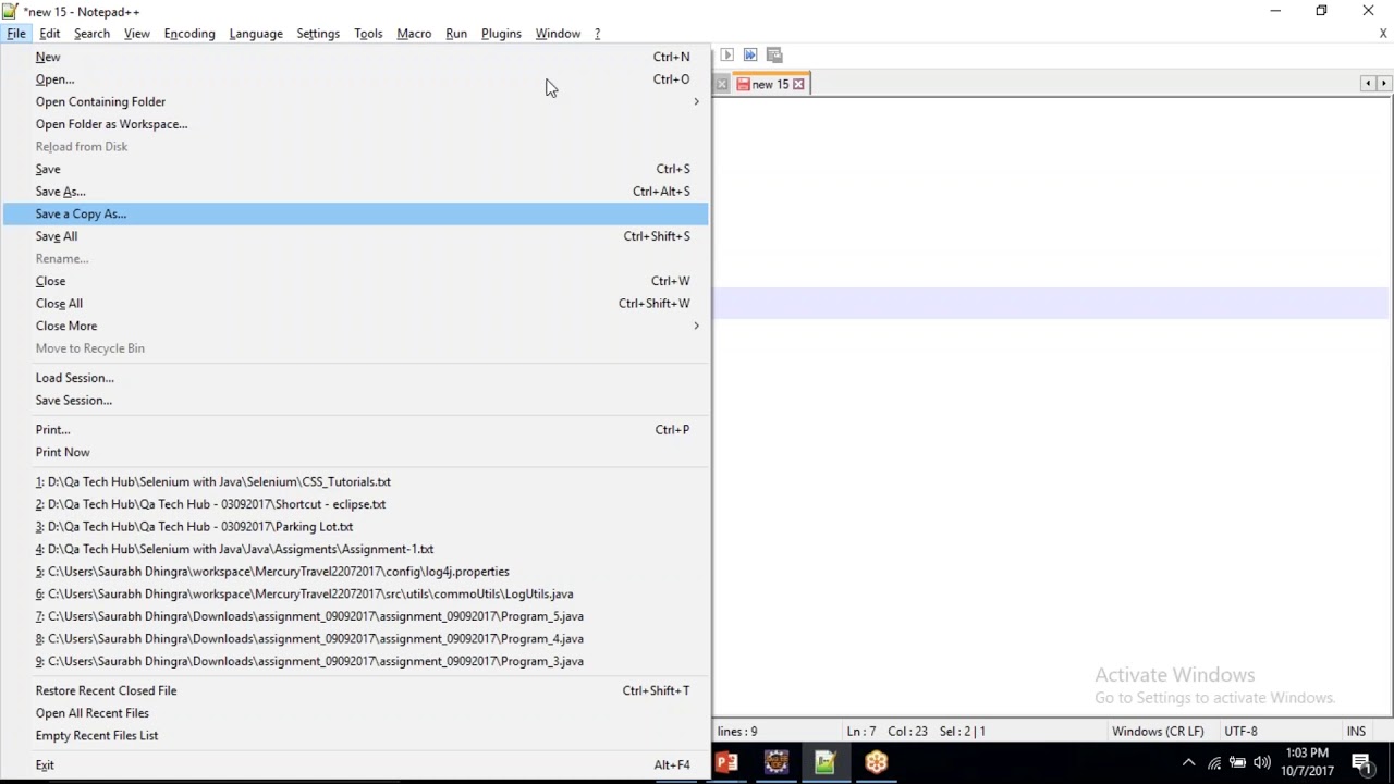 Session 9 - Object Oriented Programming Language