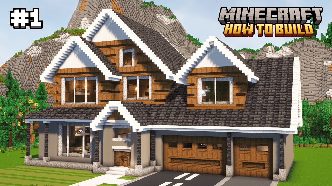 Traditional Craftsman House / Large Build / Minecraft Tutorial #1 ...
